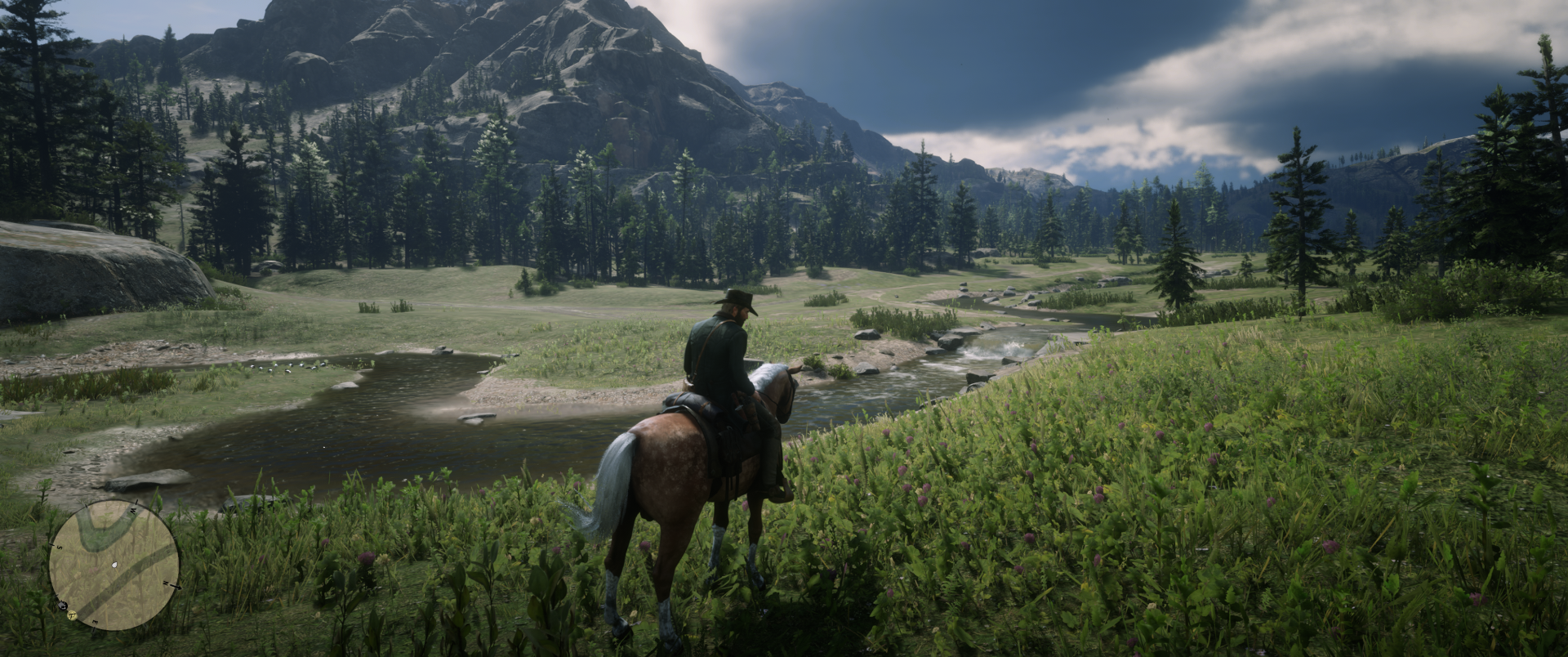 Red Dead Redemption II: A river in a mountain glade – Alex's Notebook